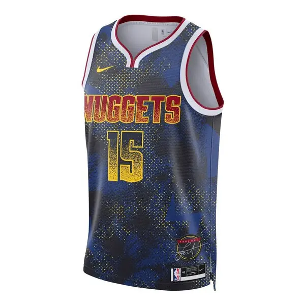 Nike Dri-fit Nba Nikola Jokic Denver Nuggets Select Series Swingman Jersey - Rush Blue/amarillo