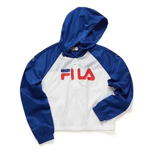 FILA FUSION Hooded Loose Woven Top