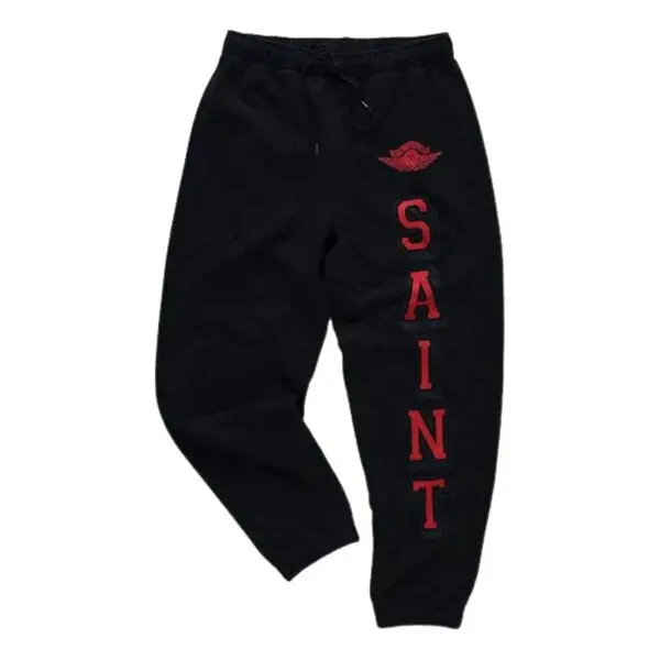 JORDAN X Saint Mxxxxxx Fleece Pant - Black