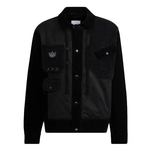 Adidas Originals X Melting Sadness Crossover Series Logo Sports Jacket - Default Color