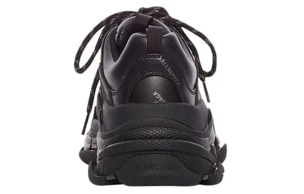 Balenciaga Triple S Allover Logo Sneakers - Black