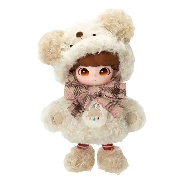 POP MART Dimoo Tiny Puppy 'fluffy Puff' Action Figure - Multi-color
