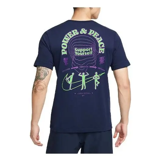 Nike Dri-fit Training Short Sleeve Tee - Multi-color