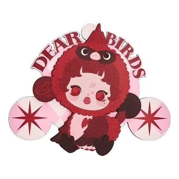 POP MART Dear Birds Series Fridge Magnet 'a Dawn Duet - Multi-color