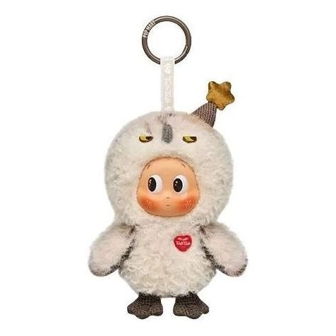 POP MART Dear Birds Series Plush Pendent 'waiting In Snow - Multi-color