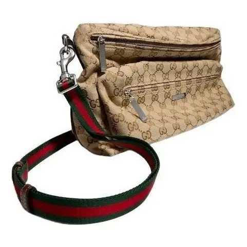 Gucci Tag Medium Crossbody Bag - Sand Brown