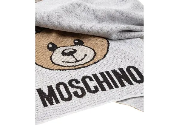 Moschino Teddy Bear-print Scarf