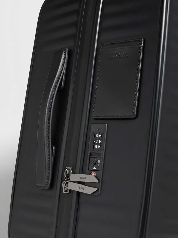 Zegna Logo Plaque Suitcase