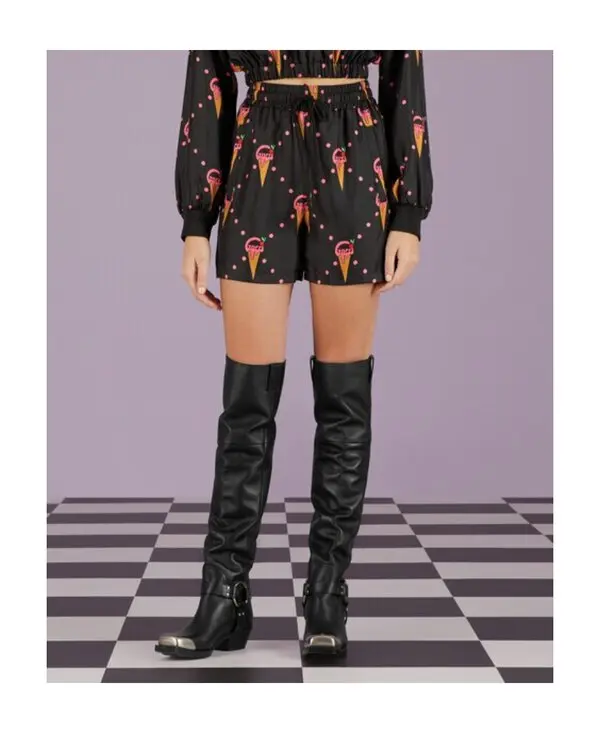 Gucci Silk Ice Cream Print Shorts