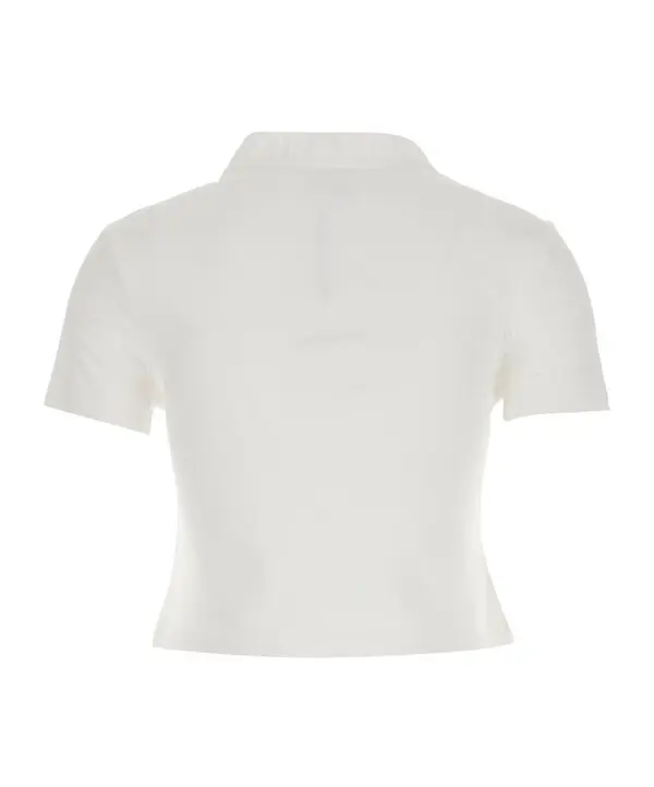SHUSHU/TONG Wave Collar Logo T-shirt