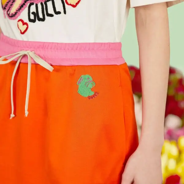 Gucci Lunar New Year Drawstring Mini Skirt