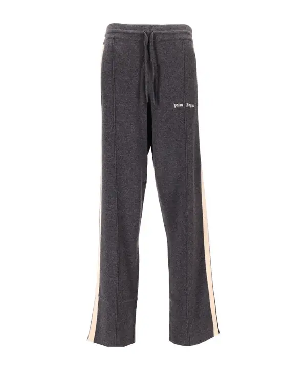 Palm Angels Logo Stripe Knit Trousers