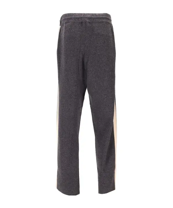 Palm Angels Logo Stripe Knit Trousers