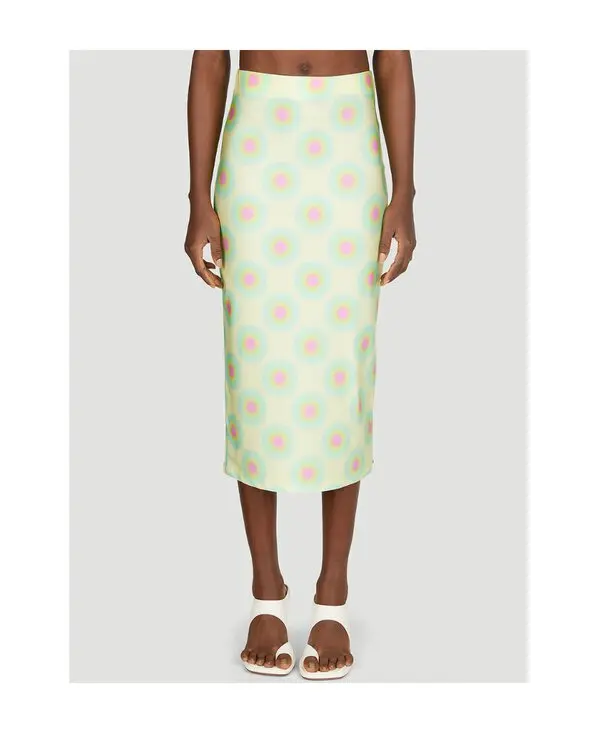 Sportmax Pattern Printed Maxi Skirt