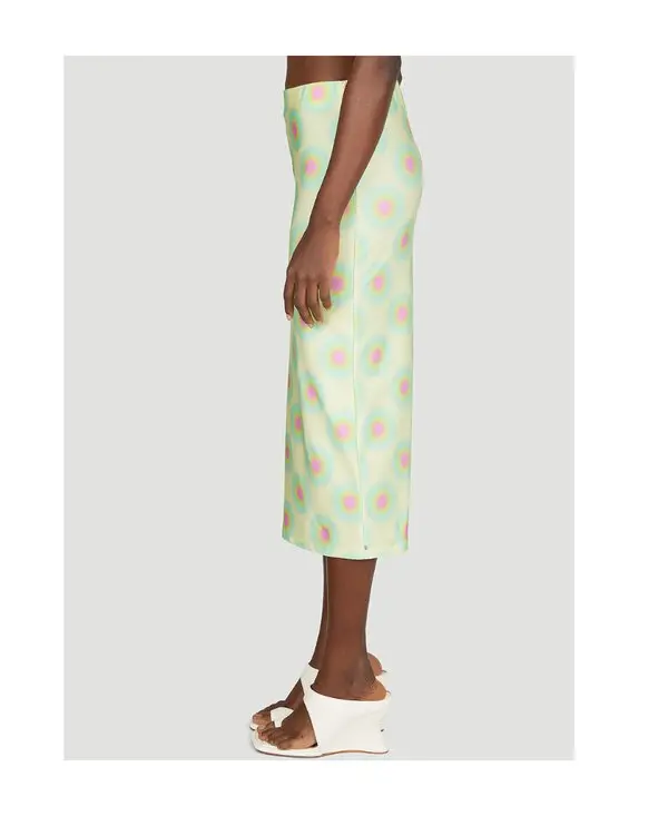 Sportmax Pattern Printed Maxi Skirt