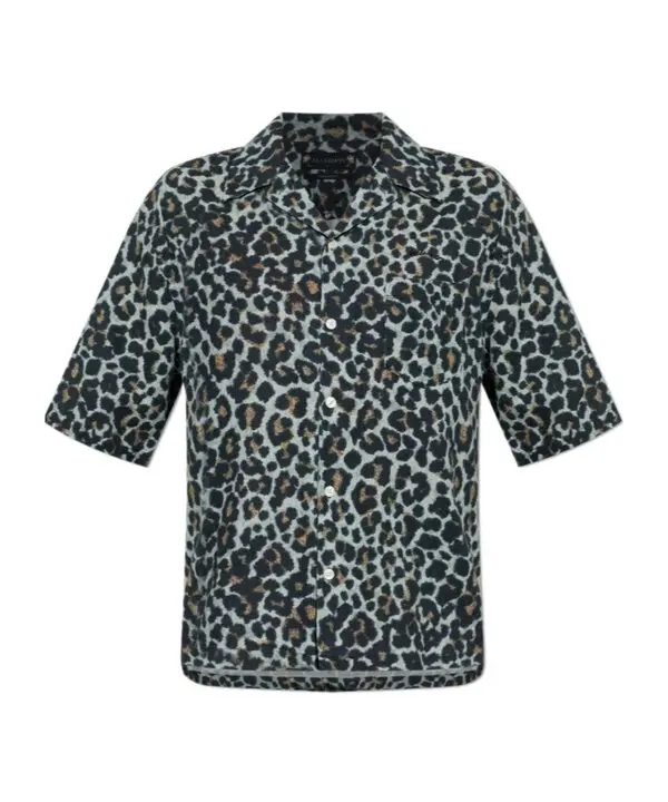 ALLSAINTS Silesia Leo Camp Collar Shirt