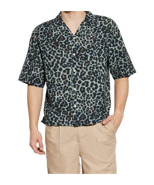 ALLSAINTS Silesia Leo Camp Collar Shirt