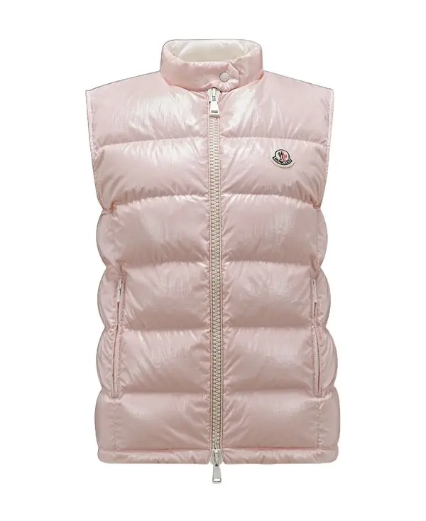 Moncler Logo Patch Zip-up Gilet