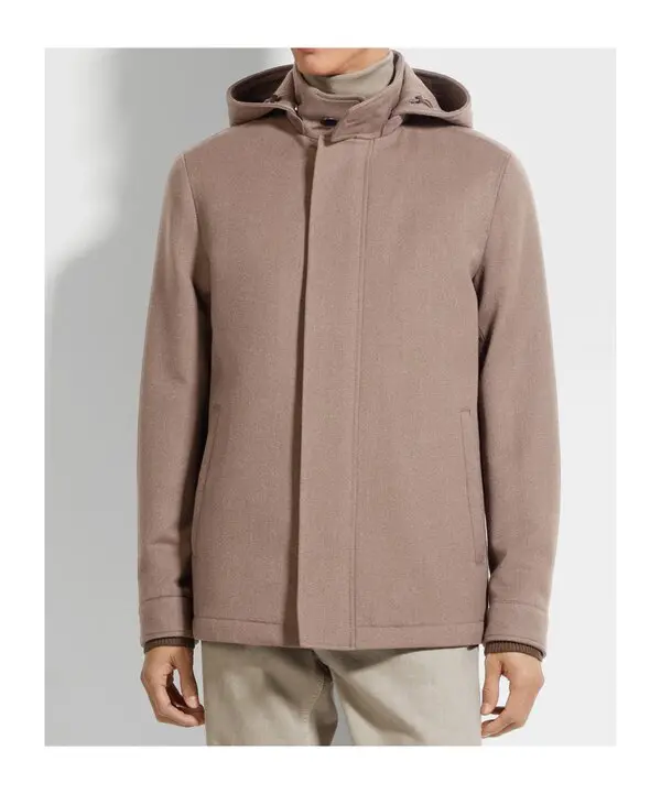 Zegna Concealed-fastening Hooded Jacket