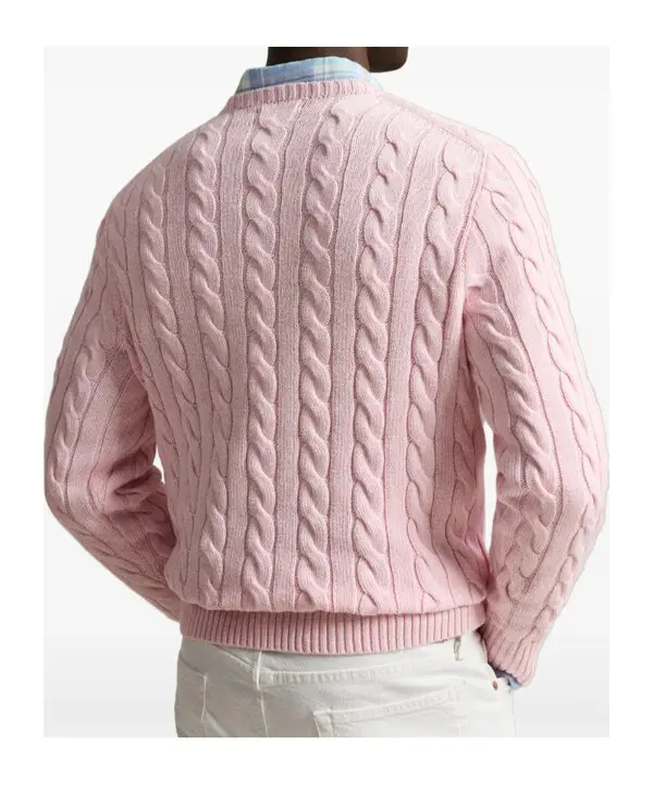 Polo Ralph Lauren Cable-knit Jumper With Embroidered Logo
