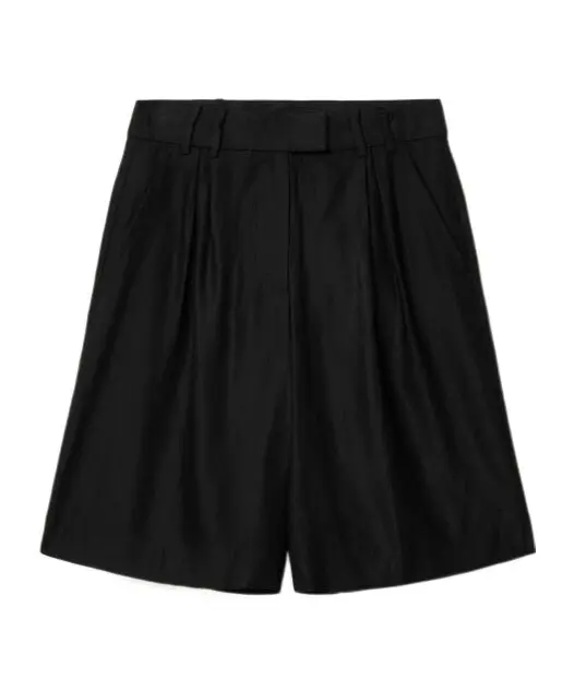 ALLSAINTS Charley Relaxed Fit Pleated Shorts