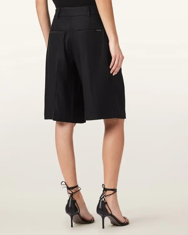 ALLSAINTS Charley Relaxed Fit Pleated Shorts