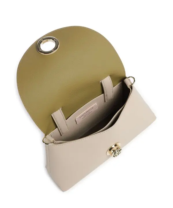 COCCINELLE Small Nika Leather Tote Bag - Nude