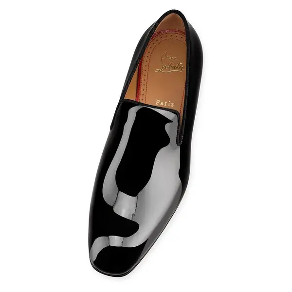 CHRISTIAN LOUBOUTIN Dandelion Patent Leather Loafers