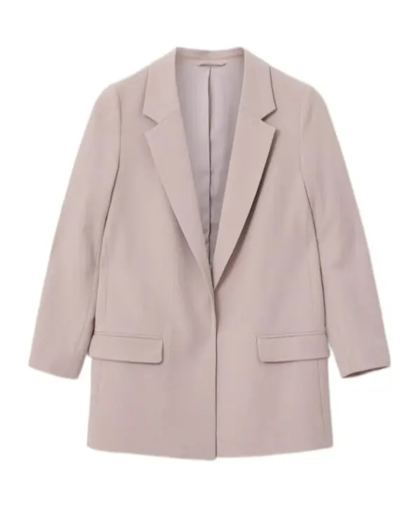ALLSAINTS Aleida Long Blazer - Purple
