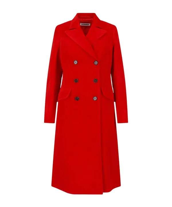 JIL SANDER Double-breasted Long Coat
