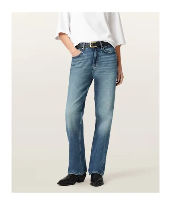 ALLSAINTS Ida Straight Leg Denim Jeans