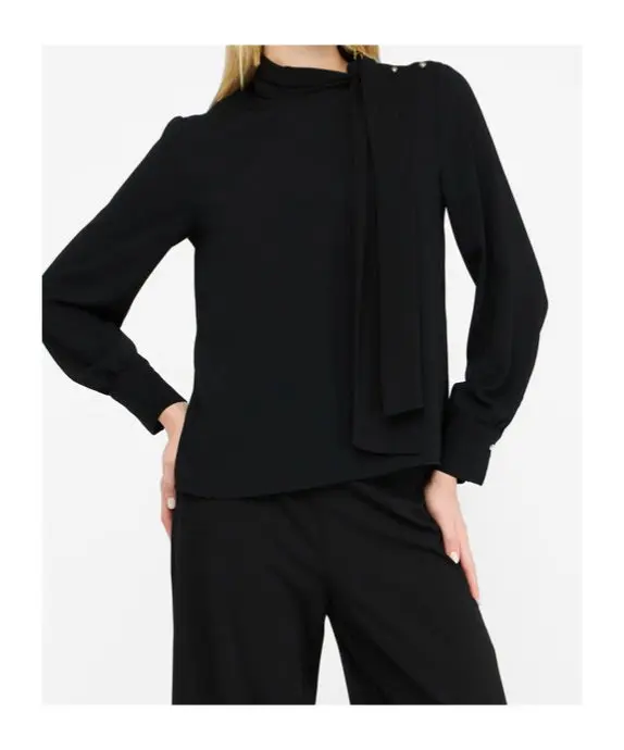 Liu Jo High Neck Blouse With Scarf Detail