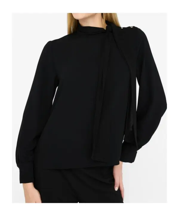 Liu Jo High Neck Blouse With Scarf Detail