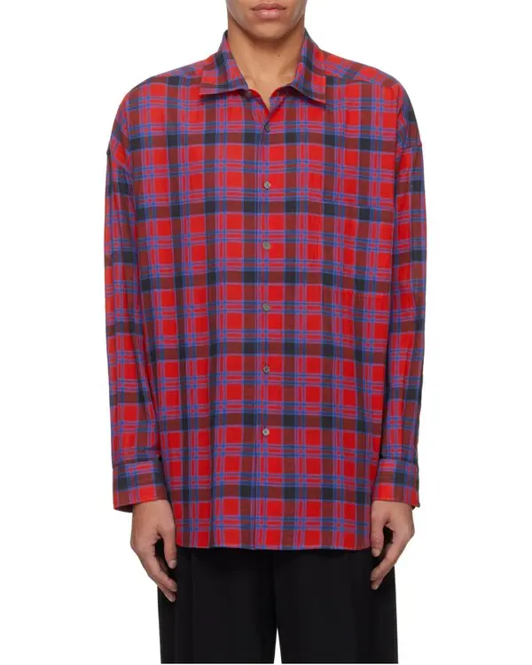THE ROW Lancaster Checked Shirt