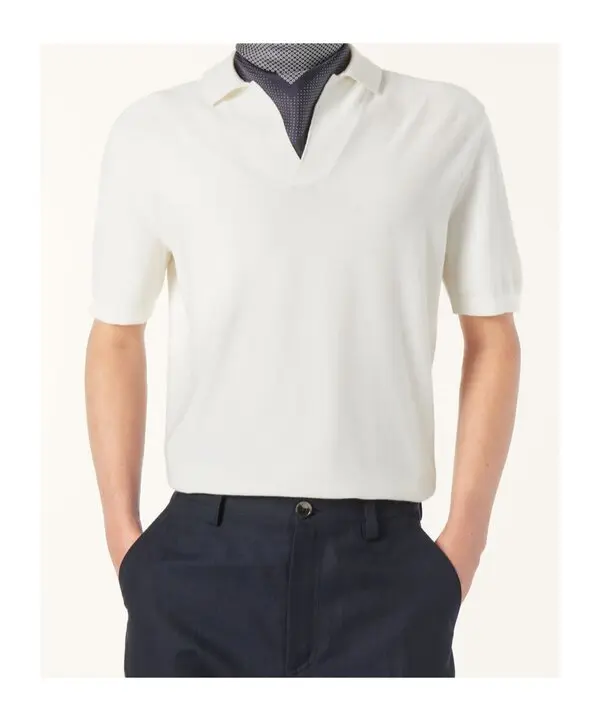 Loro Piana Buttonless Polo Shirt