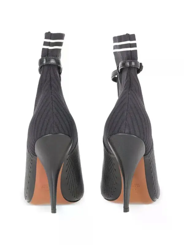 Fendi Striped Sock Ankle Boots