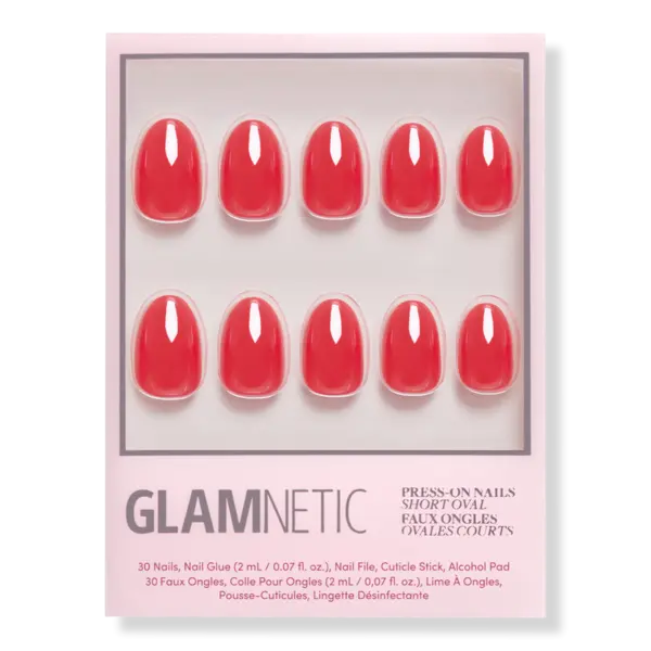 GLAMNETIC Icon Red Press-on Nails