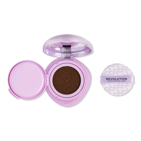 REVOLUTION BEAUTY Superdewy Cushion Foundation - Deep Neutral