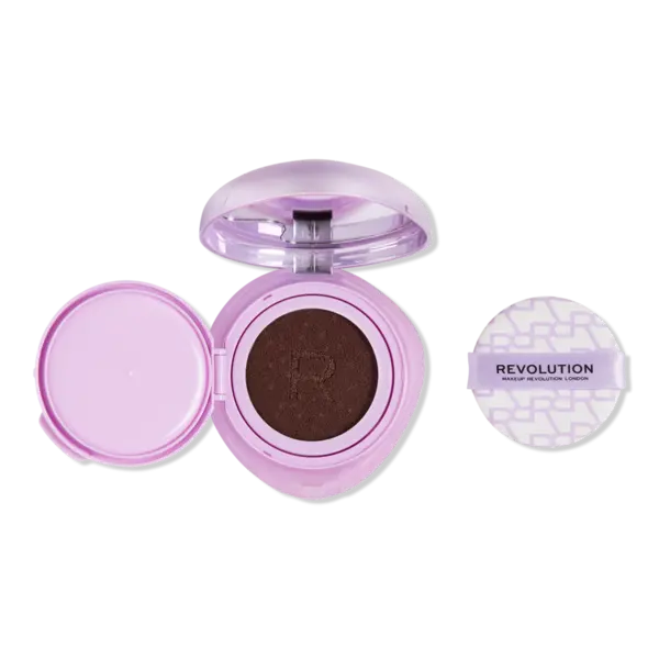 REVOLUTION BEAUTY Superdewy Cushion Foundation - Deep Neutral Warm