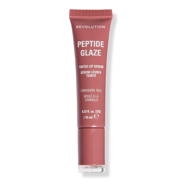 REVOLUTION BEAUTY Peptide Glaze Tinted Lip Serum - Cinnamon Roll