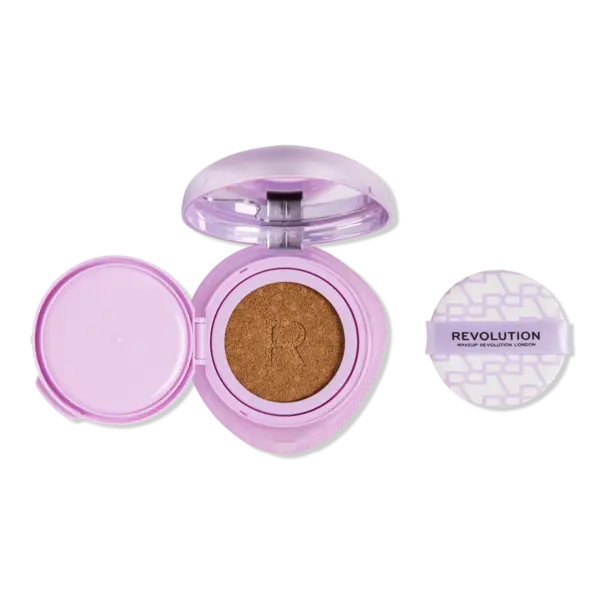 REVOLUTION BEAUTY Superdewy Cushion Foundation - Medium Tan Neutral