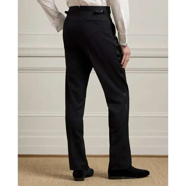 Ralph Lauren Purple Label Gregory Handmade Tuxedo Trousers