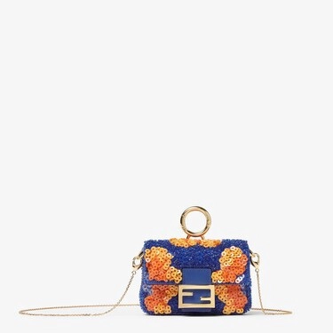 Fendi Nano Baguette Charm Bag - Multicolour