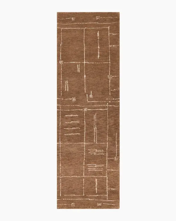 Quince Carson Wool Rug - Brown