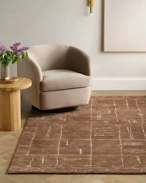 Quince Carson Wool Rug - Brown