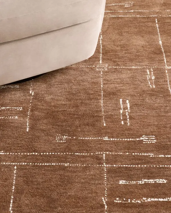Quince Carson Wool Rug - Brown