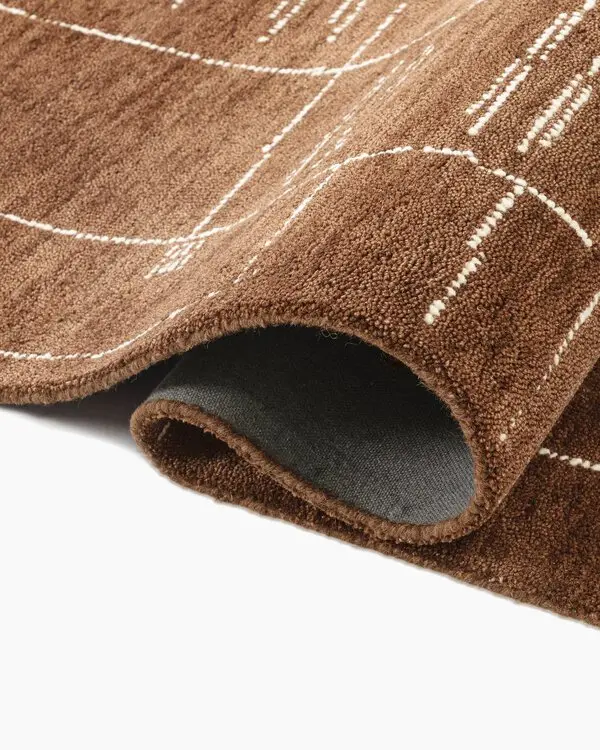 Quince Carson Wool Rug - Brown