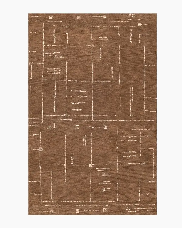 Quince Carson Wool Rug - Brown