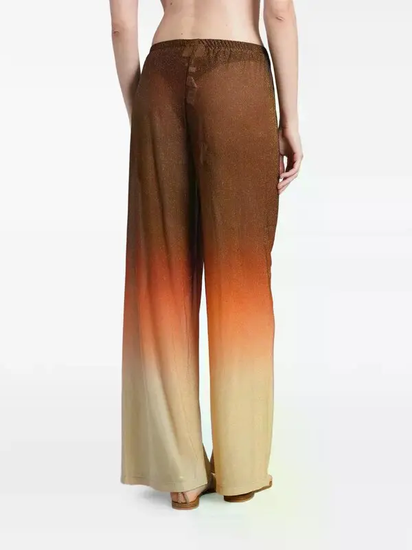 MC2 SAINT BARTH Amalia Glitter Trousers - Brown
