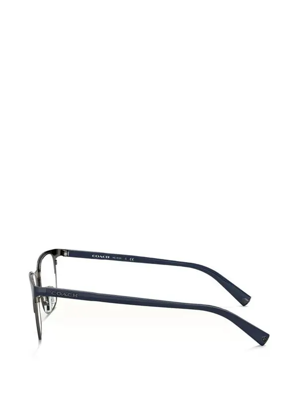 COACH Logo-engraved Rectangle-frame Glasses